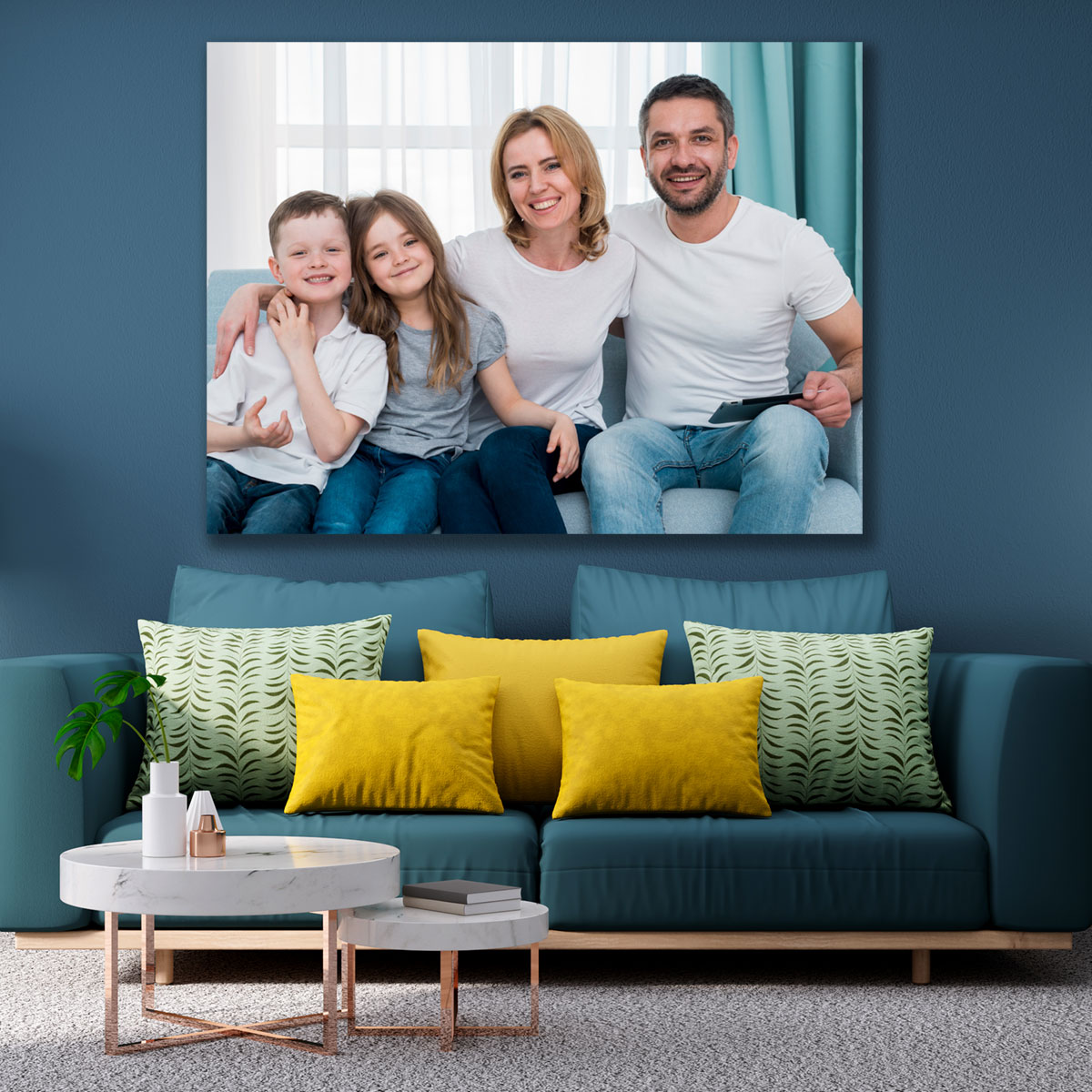 Tablou Mare personalizat dreptunghi cu poza ta XXL 140x90cm | LaGalerie.ro