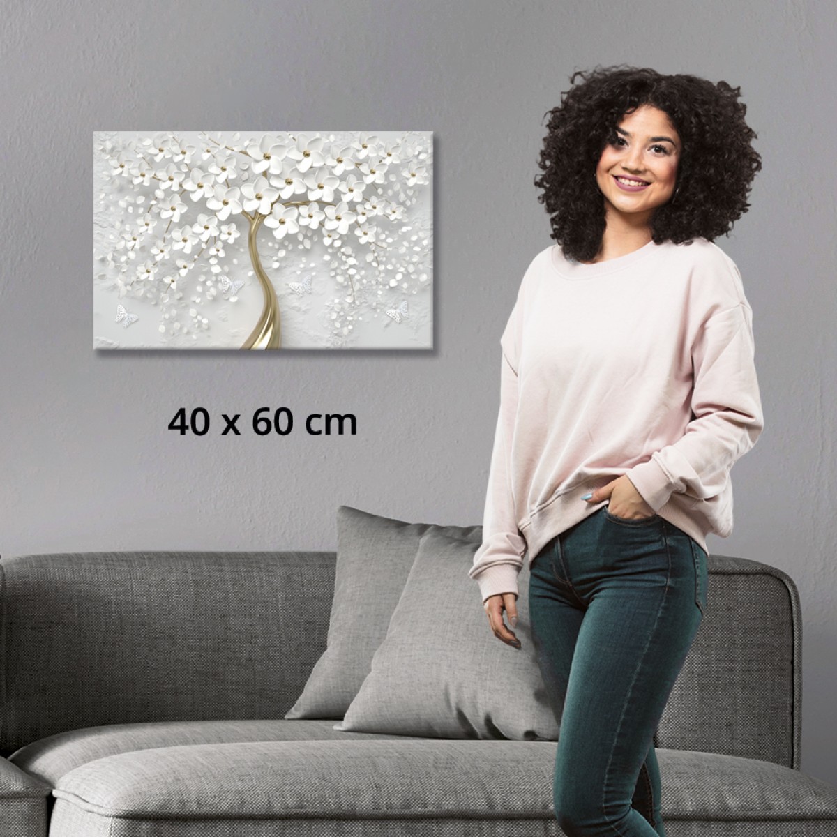 Tablou personalizat dreptunghi cu poza ta | LaGalerie.ro